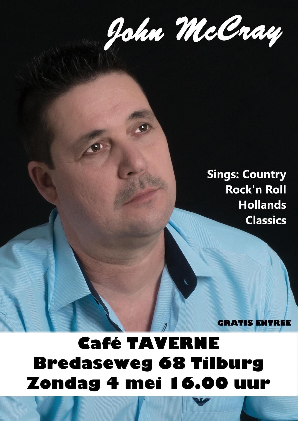 Jaren 60, country and many more by John Mcray - Café Taverne
